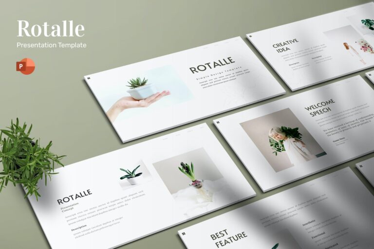 50+ Simple PowerPoint Templates (With Clutter-Free Design) | Design Shack