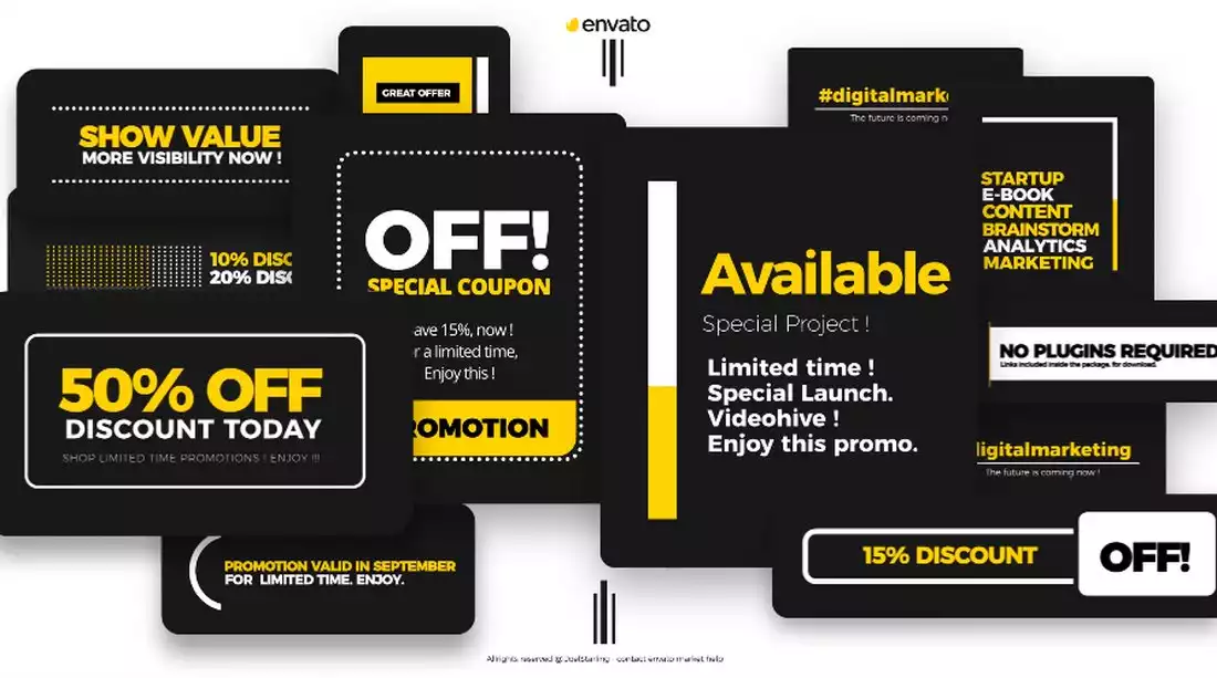 Simple Promo Titles Premiere Pro Template | Design Shack