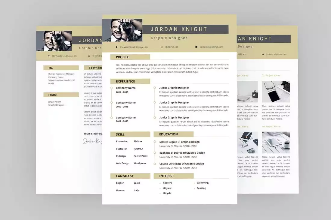 Jordan Resume Template | Design Shack