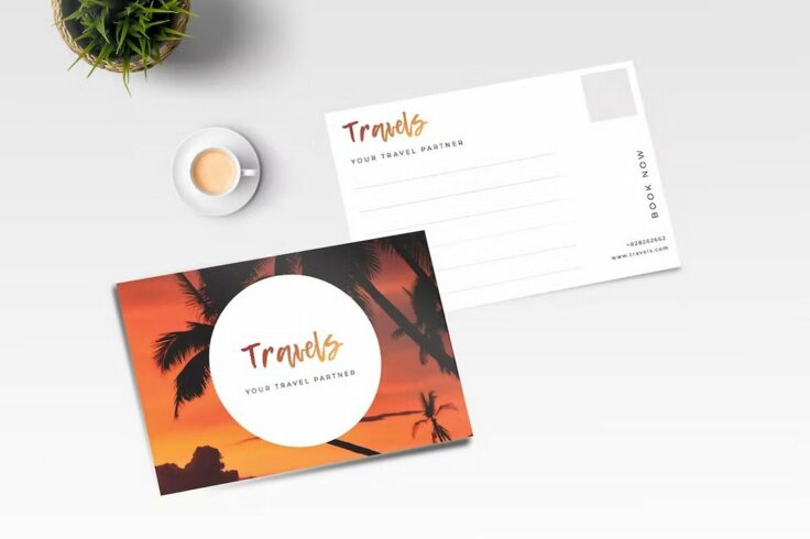 20+ Template Kartu Pos Cetak Terbaik (+ Cara Membuat Kartu Pos ...