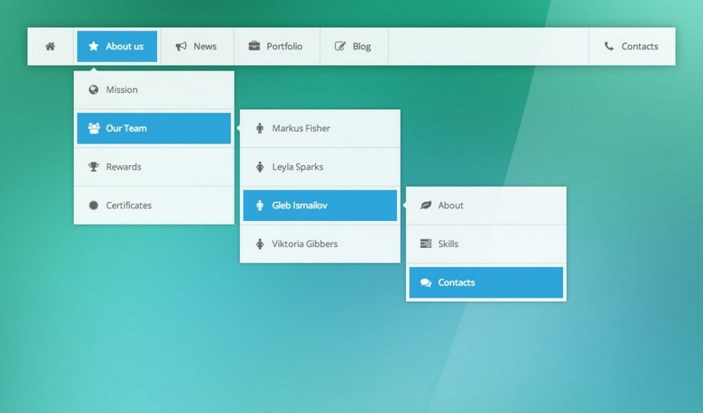 10 Mega Menu CSS Templates | Design Shack