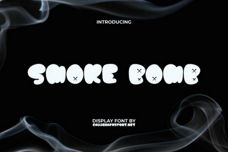 15+ Best Smoke Fonts (Realistic Smoke, Cartoon Smoke & More) | Design Shack