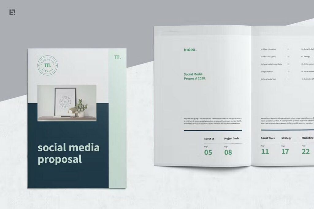 20+ Template Proposal Pemasaran Digital, Sosial & SEO 2024 - desainae.com