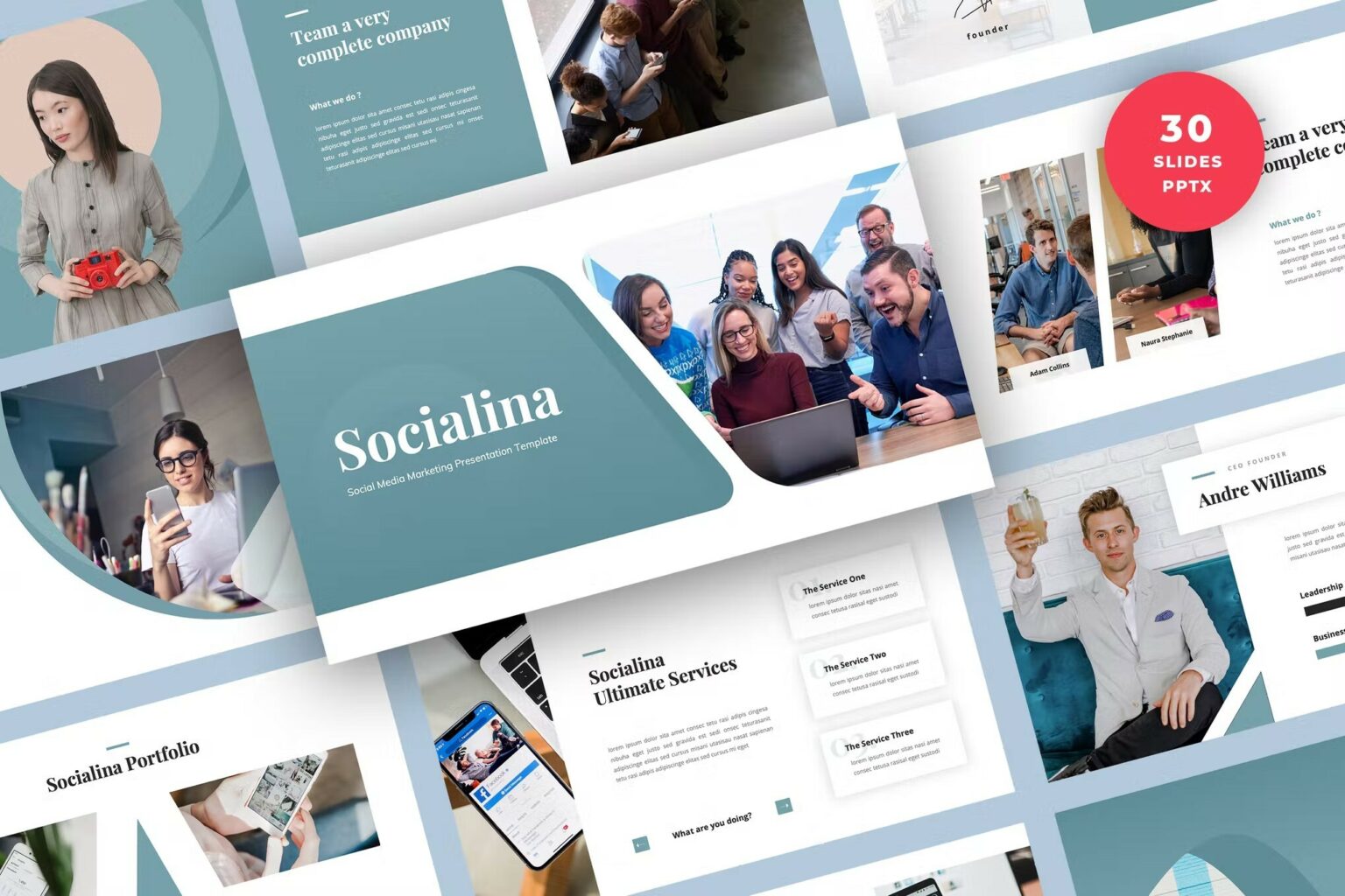 20+ Best Social Media Marketing PowerPoint Templates | Design Shack
