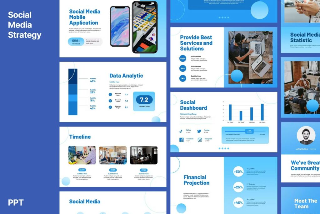 20+ Best Social Media Marketing PowerPoint Templates | Design Shack