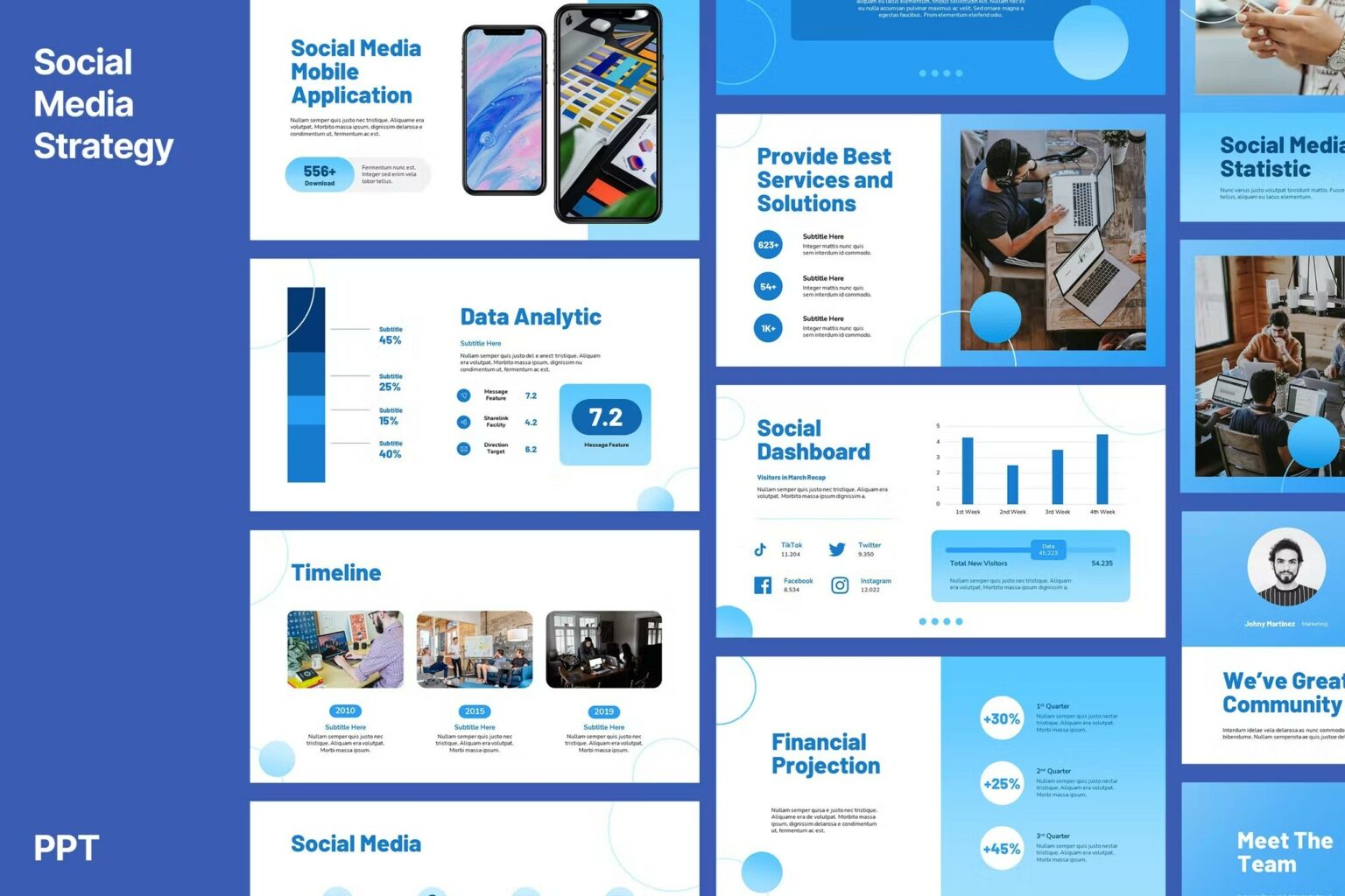 20+ Best Social Media Marketing PowerPoint Templates | Design Shack