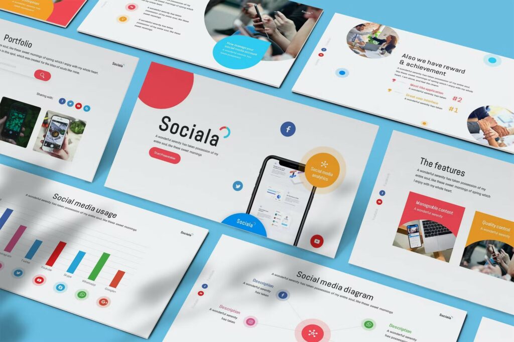 20+ Best Social Media Marketing PowerPoint Templates – Yes Web Designs
