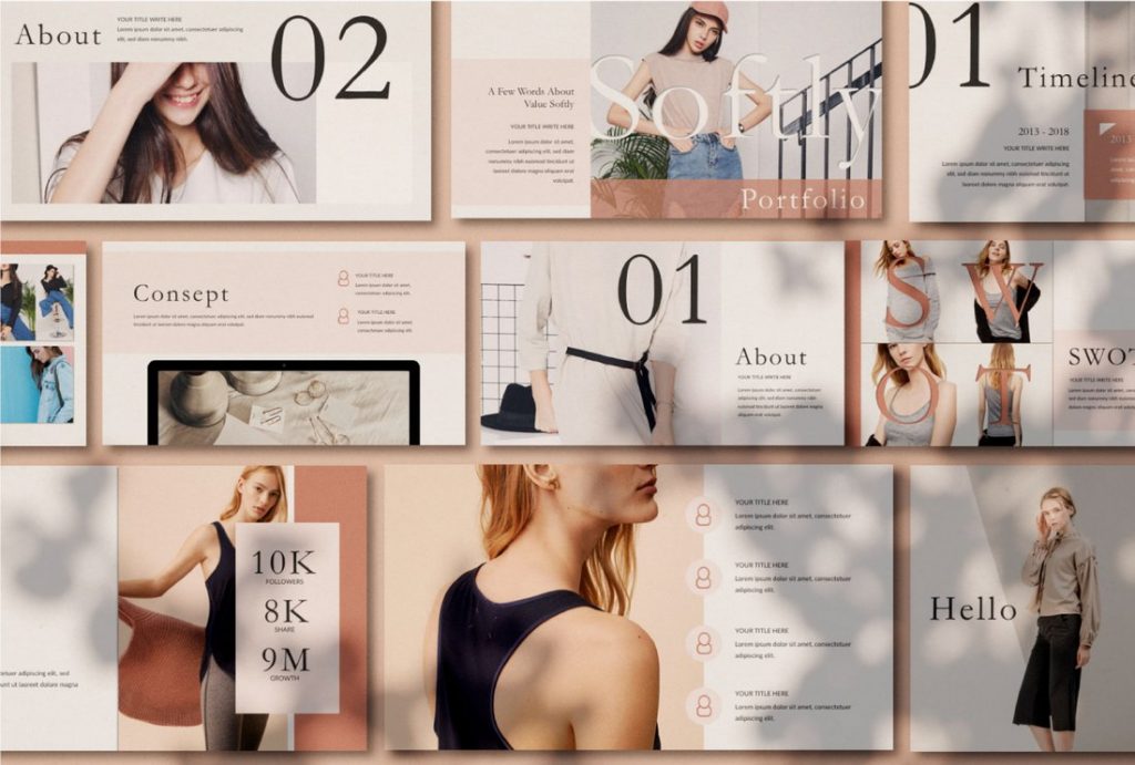 Free Keynote Templates Modern Porresource