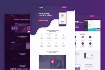 50+ Best App Landing Page Templates 2021 | Design Shack