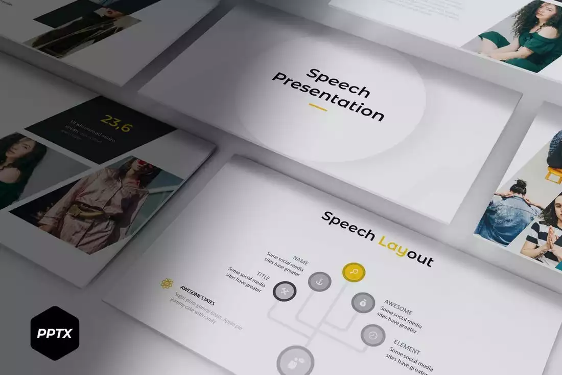 Speech Presentation Template | Design Shack