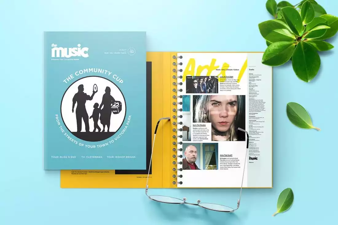 Spiral Hardbound Book Cover Mockups | Design Shack