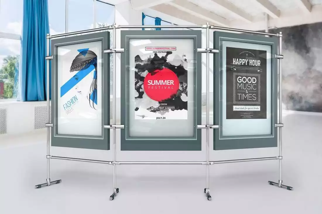 Stand Poster Mock-Ups | Design Shack