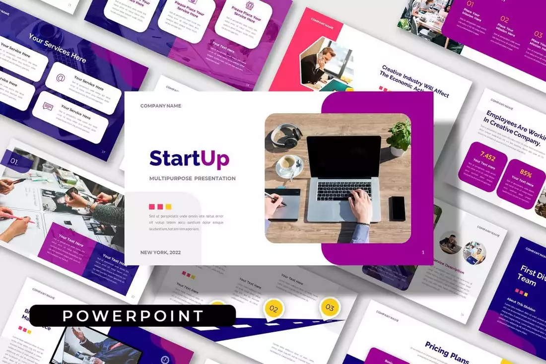 Start Up Pitch Deck Template | Design Shack