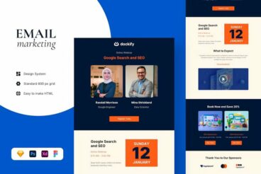 20+ Best Adobe XD Email Templates | Design Shack