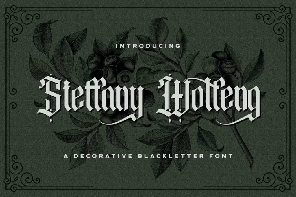 25+ Vintage “Old English” Fonts & Traditional Typography | Design Shack