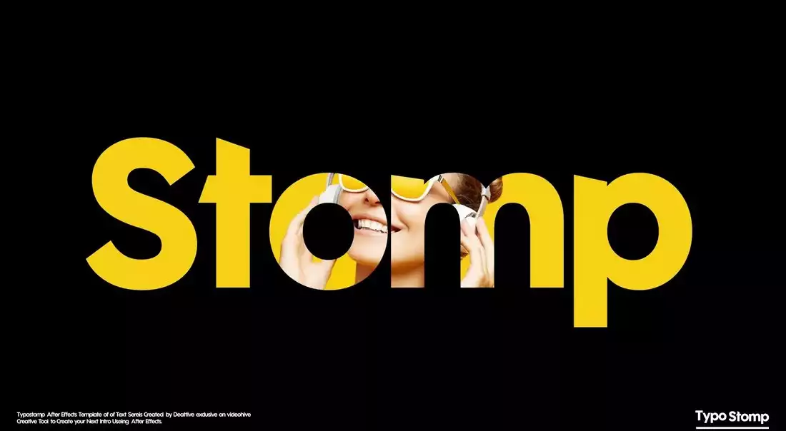 Stomp Typography Intro for After Effects | Design Shack