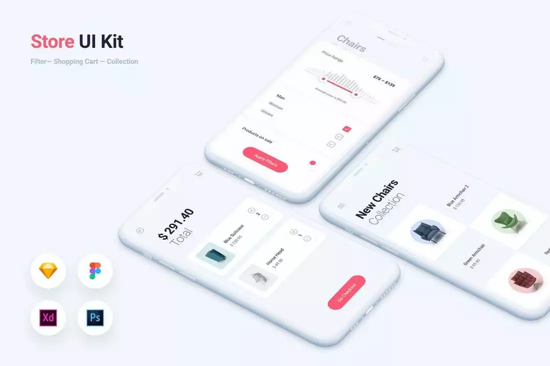 Store & Shopping App UI Kit Templates | Design Shack