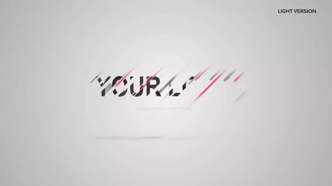 Stripes Modern Logo Animation Template | Design Shack