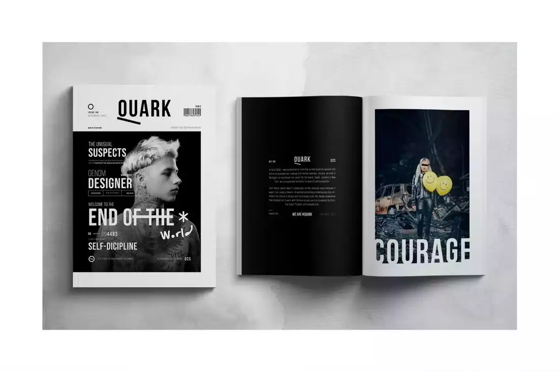 Stylish E-Book & Magazine Template | Design Shack