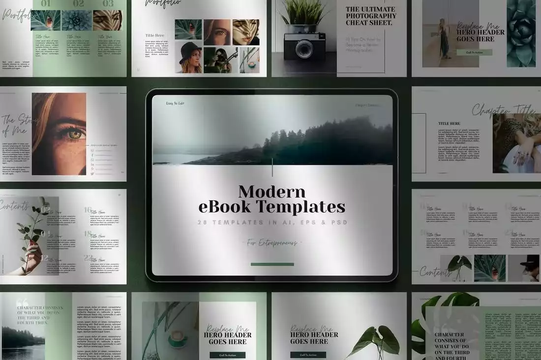 Stylish Multipurpose eBook Templates | Design Shack