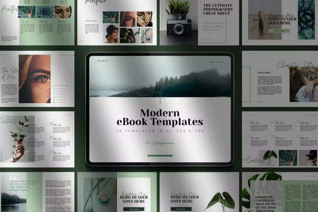 30+ Best Modern eBook Templates in 2024 (Free & Pro) | Design Shack