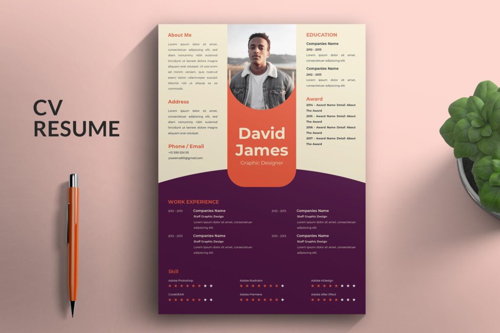 25+ Best One-Page Resume Templates That Get Noticed - Blog of Web ...