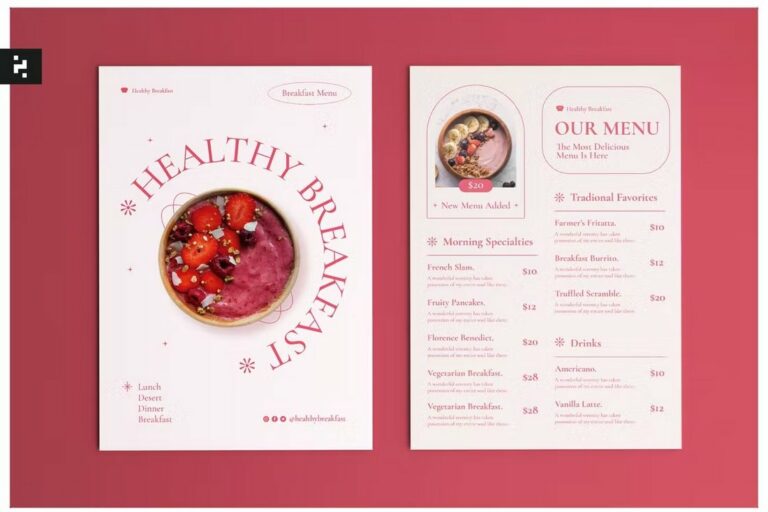 65+ Best Food & Drink Menu Templates 2025 | Design Shack