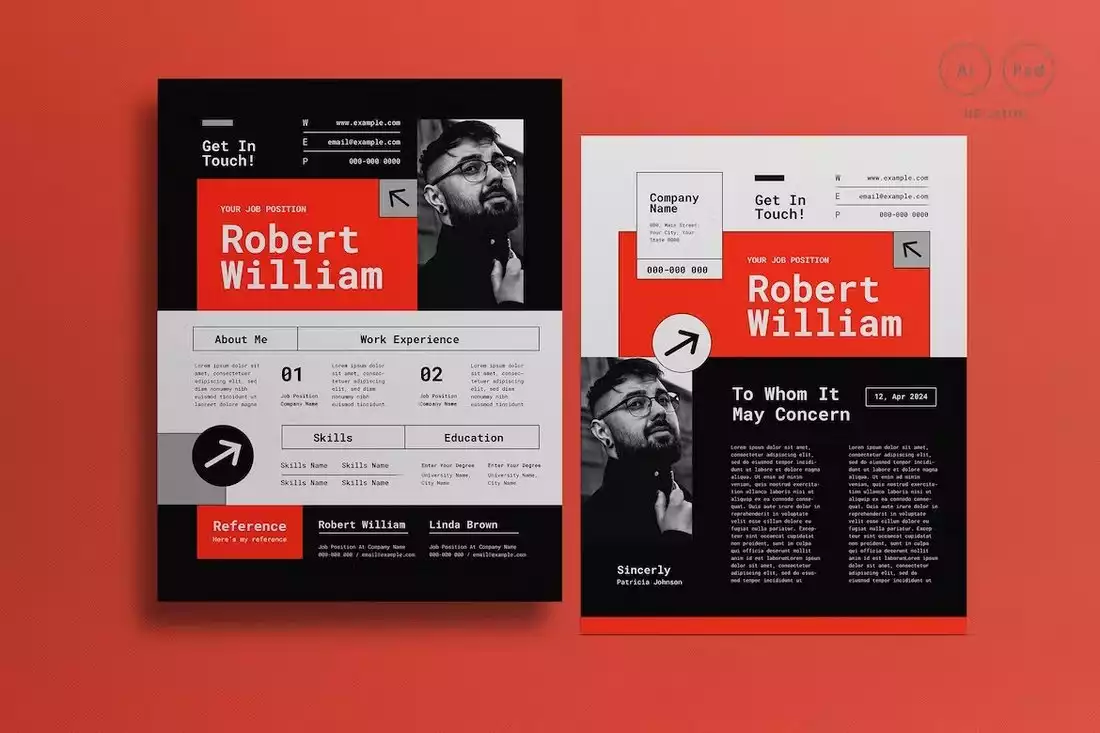 Swiss Mono Resume Template | Design Shack