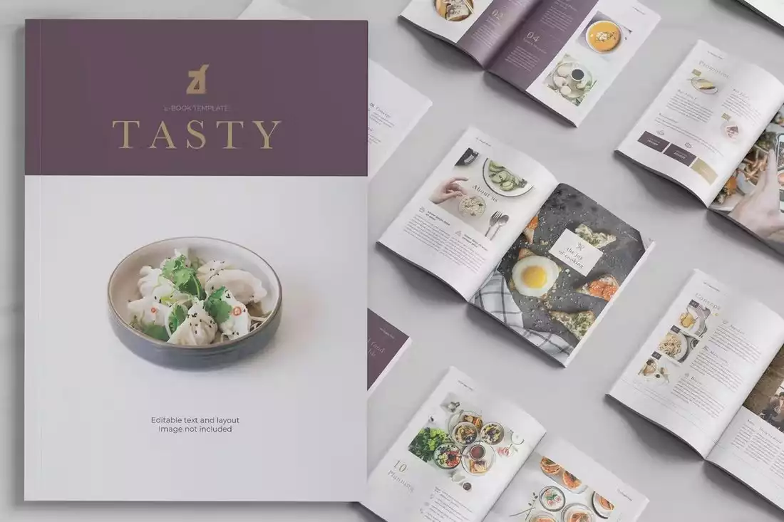 Tasty Food Recipe & Cookbook Template | Design Shack