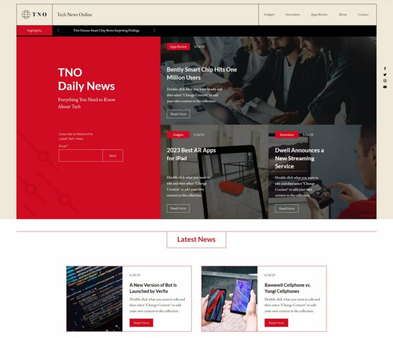 20+ Best Wix Blog Templates & Examples (Create a Blog on Wix) | Design ...