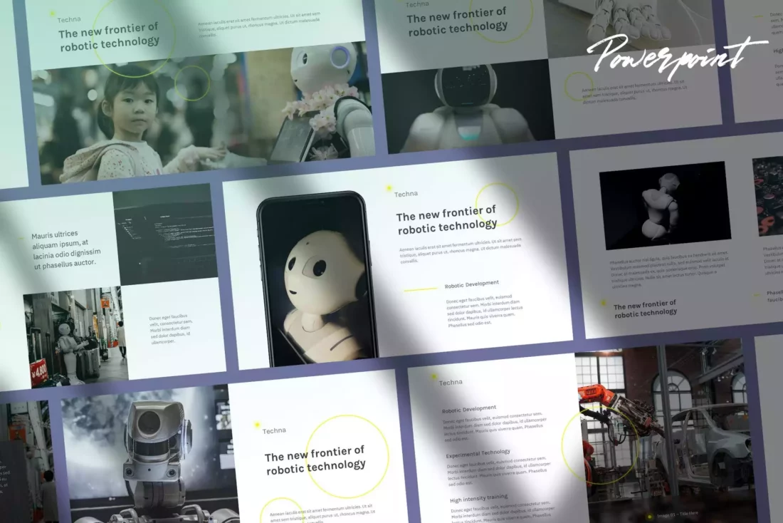 Techna Science & Technology PowerPoint Template | Design Shack