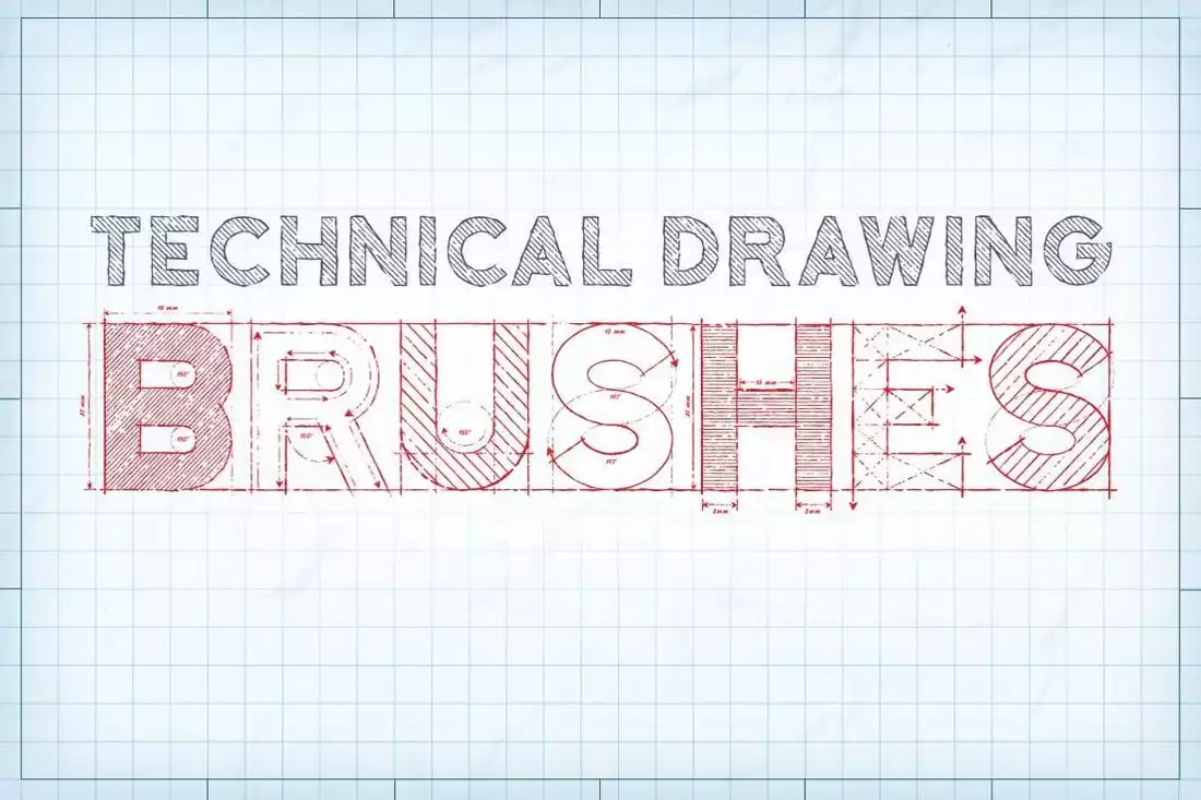Technical Drawing Brushes | Design Shack