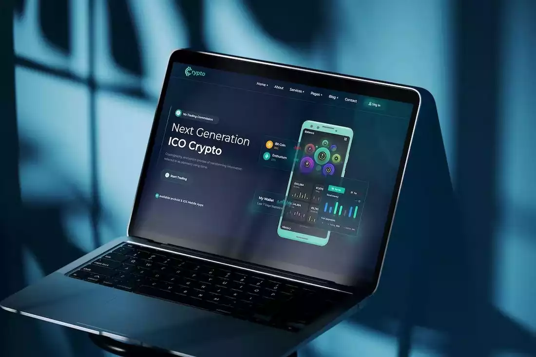 Technology-Themed MacBook Mockup | Design Shack