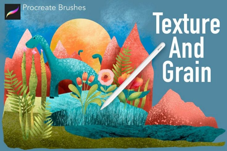 20+ Best Procreate Texture Brushes in 2025 | Design Shack