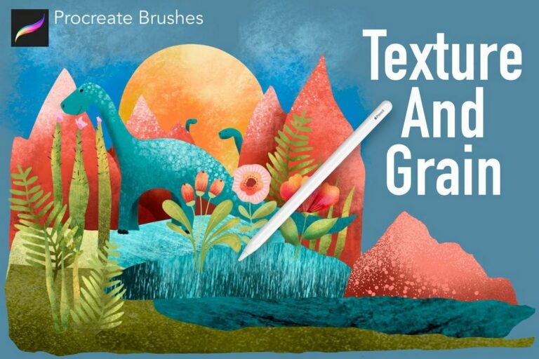 20+ Best Procreate Texture Brushes in 2023 – Yes Web Designs