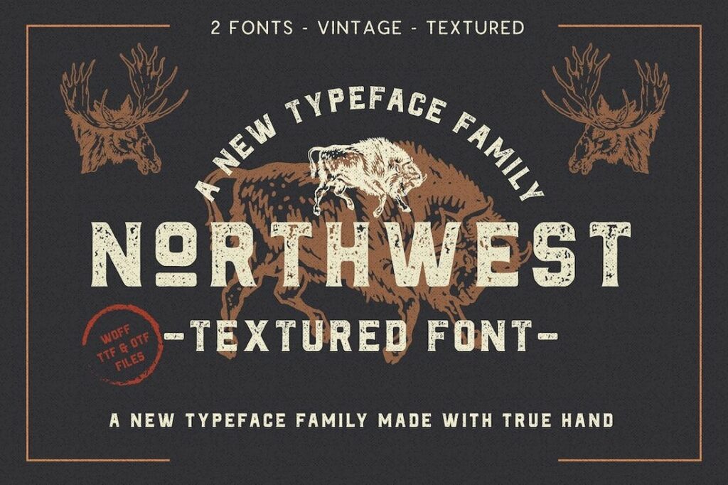 35+ Best Distressed Fonts (Free & Pro) | Design Shack