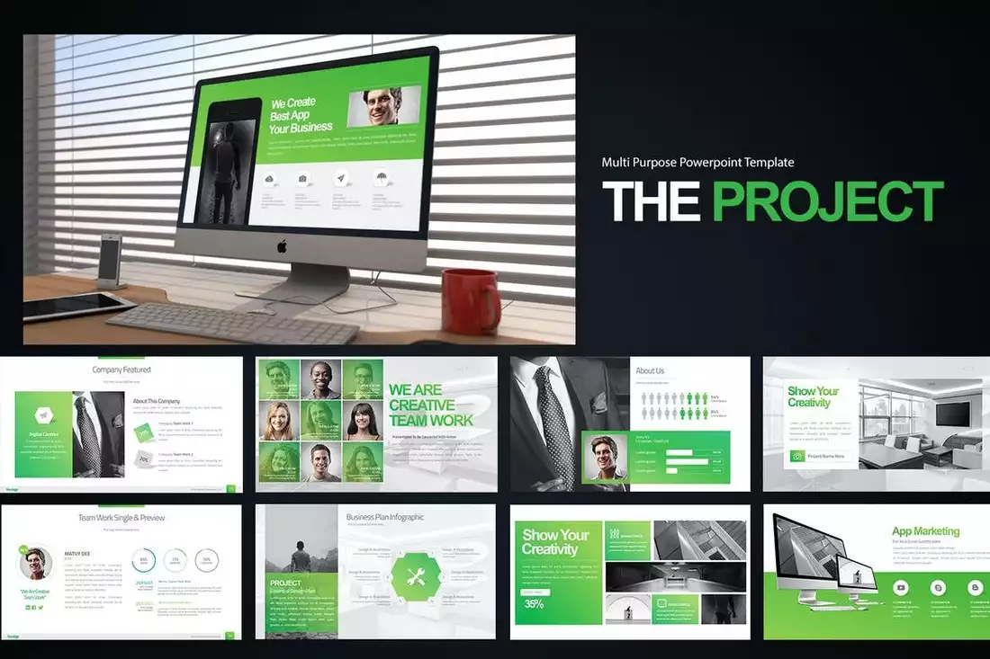 Project Presentation PowerPoint Template | Design Shack