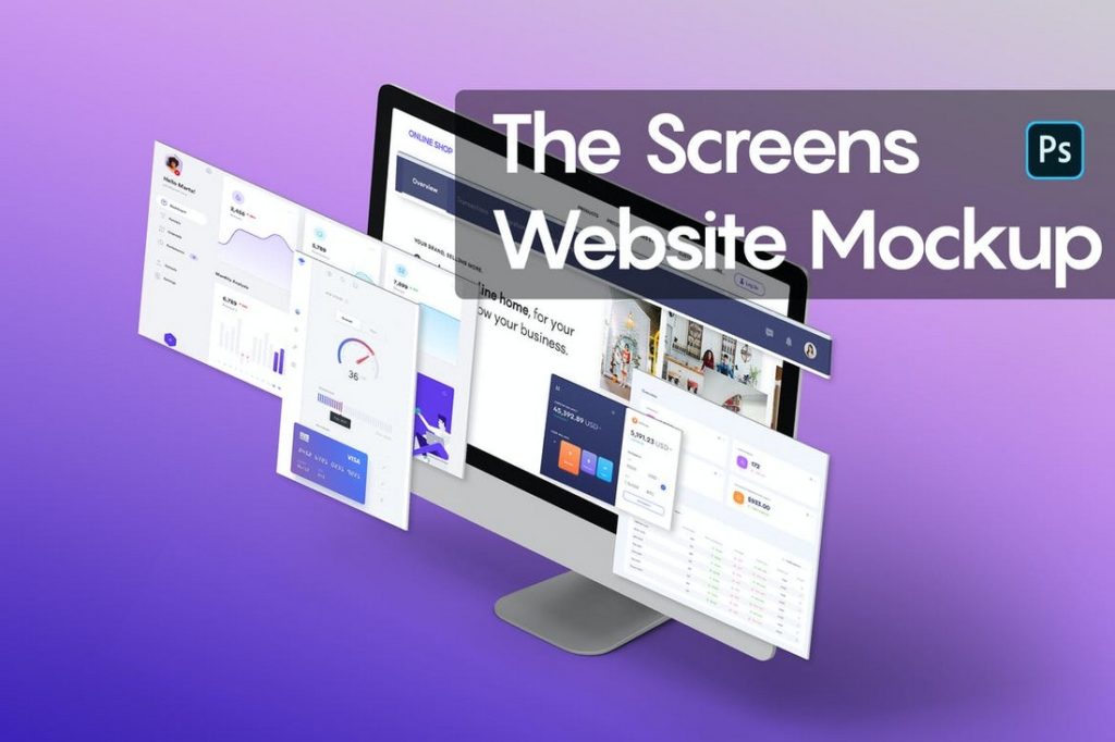 40+ Best Website PSD Mockups & Tools 2020 - Blog of Web Design ...