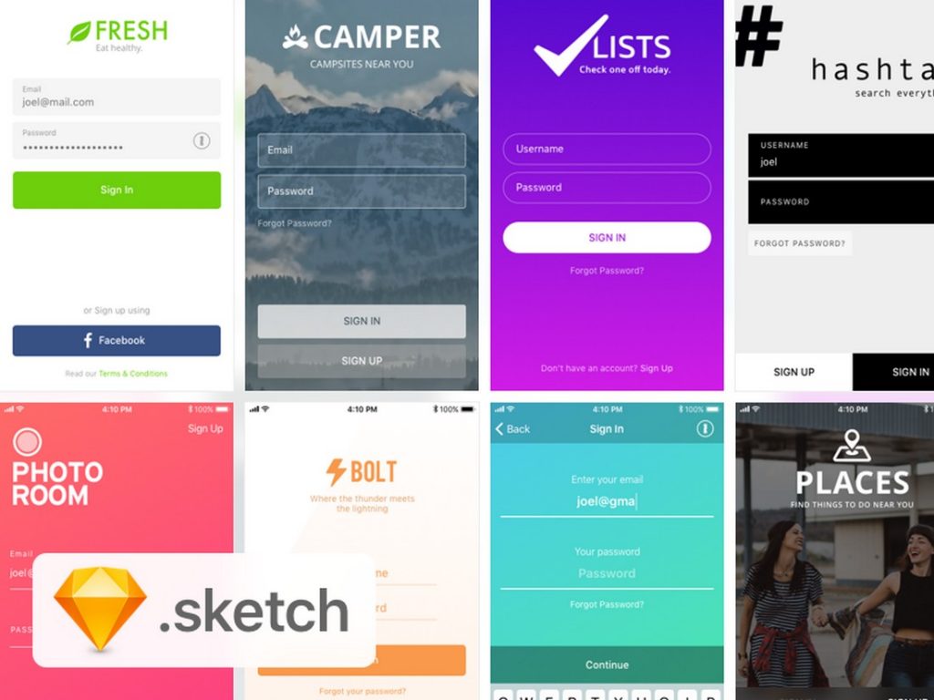 30+ Best Sketch iOS App Templates - Shack Design