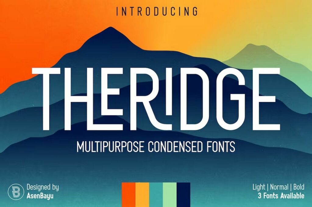 60+ Best Condensed & Narrow Fonts of 2023 | Design Shack