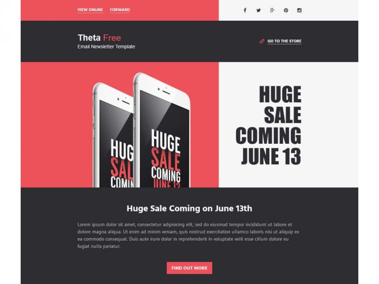 40+ Modern Responsive Email Templates 2021 | Design Shack