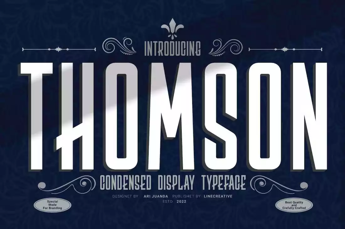 Thomson Bold Narrow Font | Design Shack