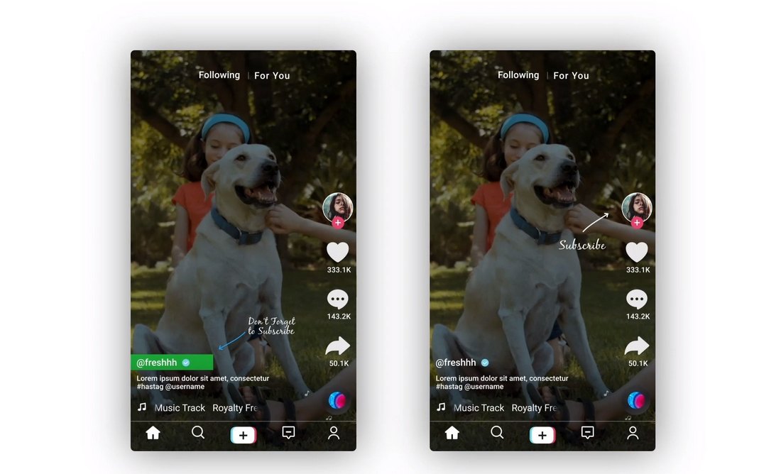 25 Best TikTok Video Templates Interface Elements More Design Shack