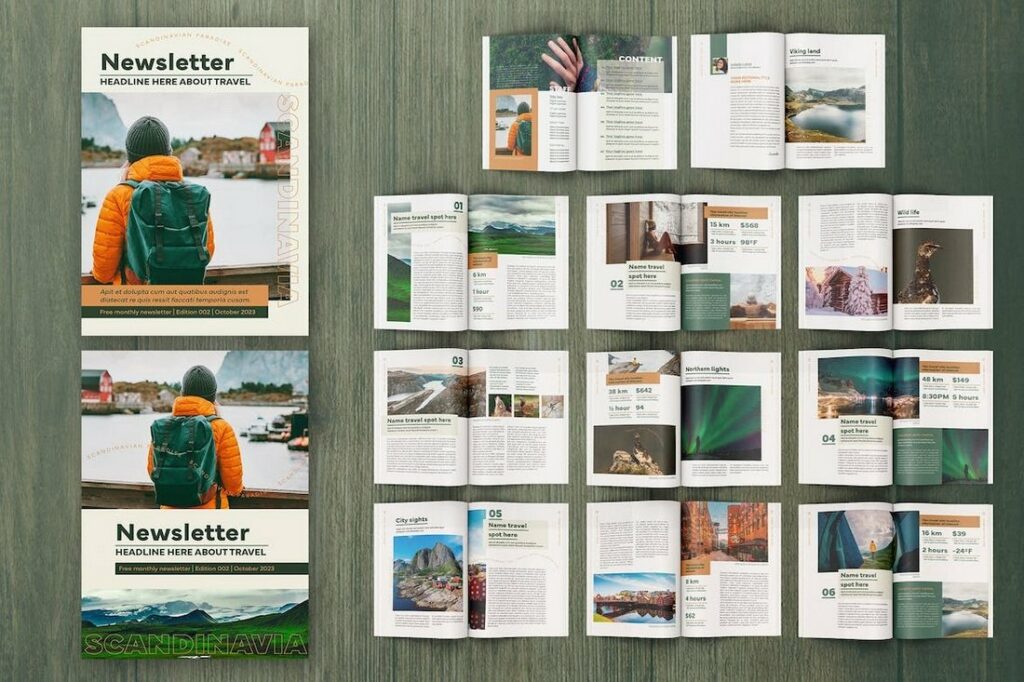35+ Best InDesign Newsletter Templates (Free & Premium) | Design Shack