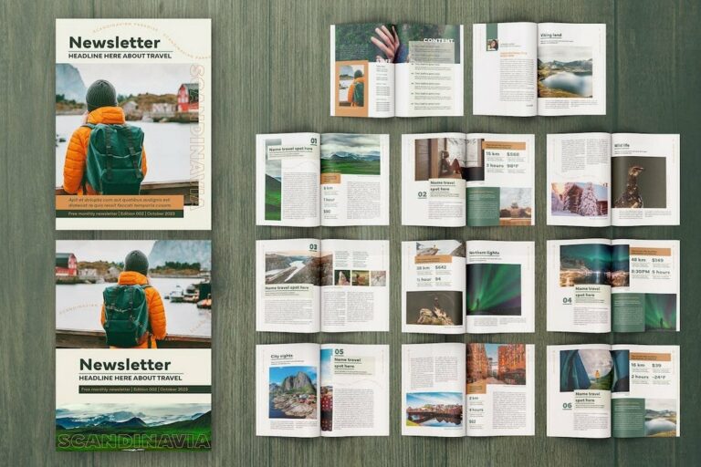 35+ Best InDesign Newsletter Templates (Free & Premium) | Design Shack