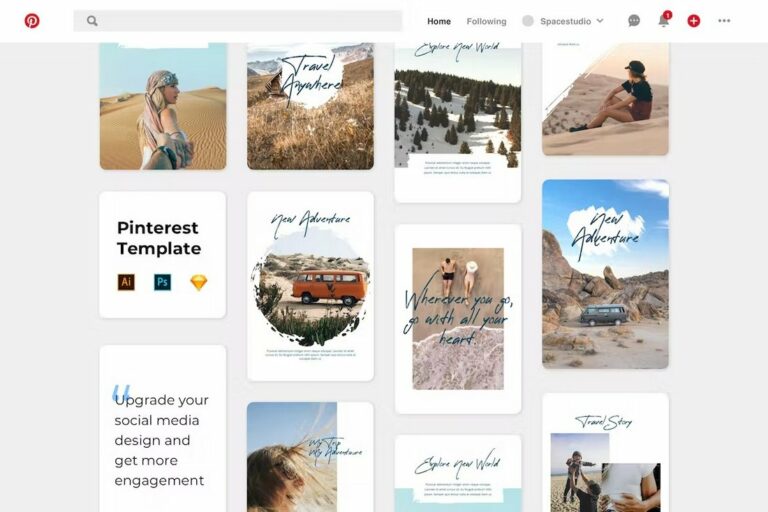 20+ Best Pinterest Templates for Posts & Banners (Free & Pro) | Design ...