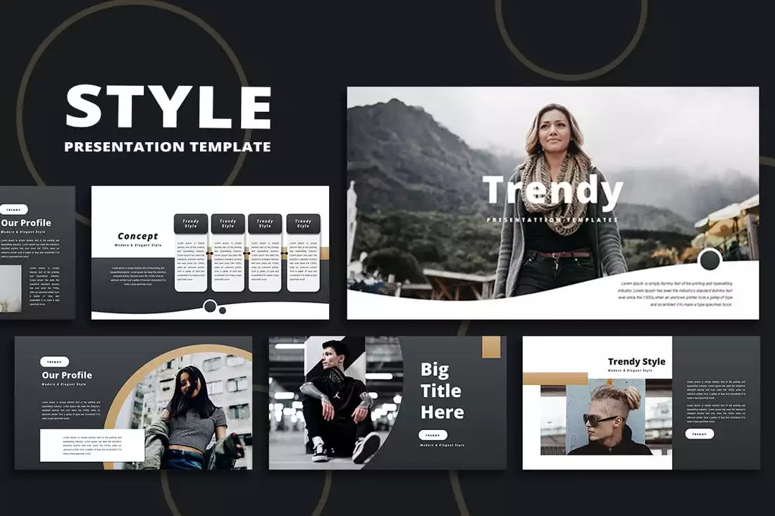 Trendy Keynote Presentation Template | Design Shack