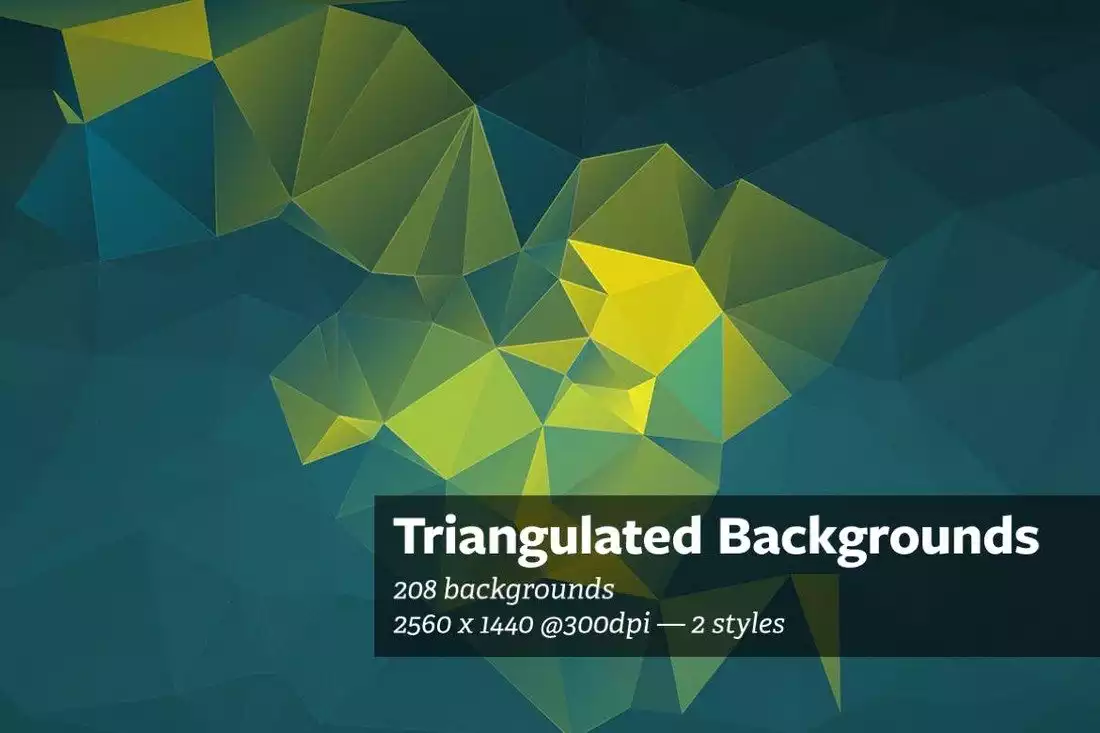 Triangulated 200+ Abstract Backgrounds | Design Shack