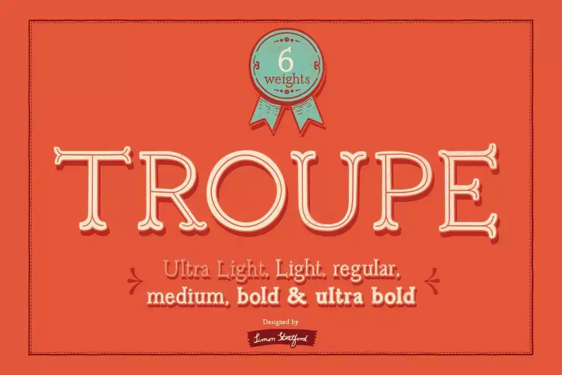 Troupe Slab Font | Design Shack