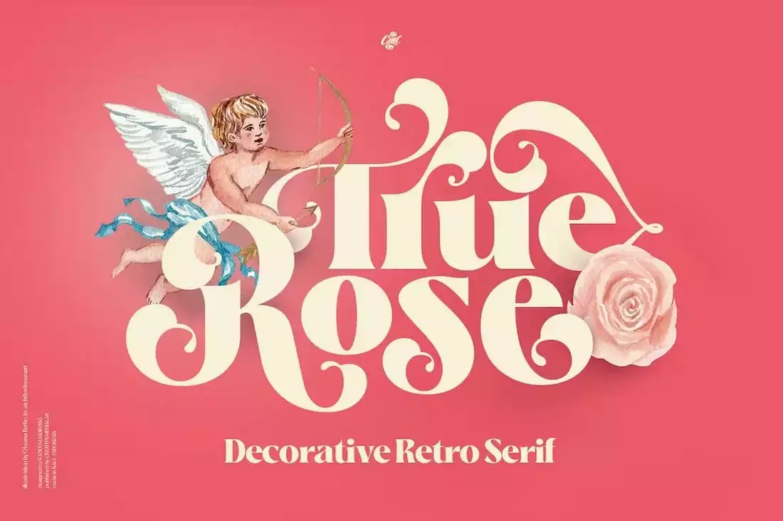 True Rose Retro Logo Font | Design Shack